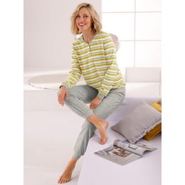 w&auml;schepur W&Auml;SCHEPUR Damen Schlafanzug, Gr. 36, gelb, 80% Baumwolle, 20% Polyester, Homewear-Sets