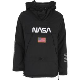 MisterTee Herren Windbreaker "MisterTee Herren NASA Windbreaker"schwarz, Gr. S, unifarben, 100% Polyamid, Jacken