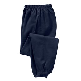 Herren Trainingshose, blau, Gr. 6, Fruit of the Loom, unifarben, 80% Baumwolle, 20% Polyester, Hosen