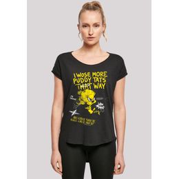 F4NT4STIC Damen T-Shirt "Looney Tunes Tweety Pie More Puddy Tats", schwarz, Gr. XS, Obermaterial: 100% Baumwolle, Shirts, Print