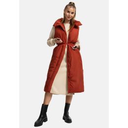 Navahoo Damen Steppweste "Abendlied XIV", orange, Gr. M, Obermaterial: 100% Polyester. Innenfutter: 100% Polyester. Wattierung: 100% Polyester,