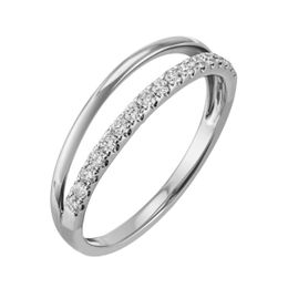 Firetti Damen Fingerring "Schmuck Geschenk Silber 925 Silberring St&auml;bchen", 58, Silber 925 (Sterlingsilber), 1,8mm, silber, Silber 925