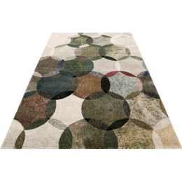 Teppich Esprit, B:200cm H:13mm L:290cm, gr&uuml;n, Kunstfaser, Wohnzimmer, Teppiche, "Modernina ESP-3378", weicher Kurzflor in modernem Design,