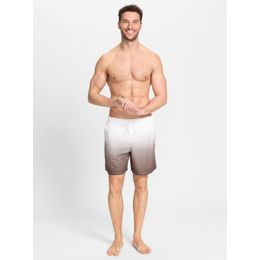 feel good Herren Badeshorts, grau, Gr. 5, Polyester, Badehosen