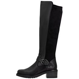Remonte Damen Stiefel "Remonte Stiefel Leder/Textil", Gr. 41, schwarz, Leder, Textil, Schuhe