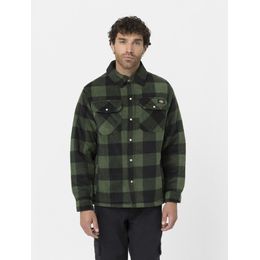 Dickies Herren Funktionshemd "Dickies Workwear Hemden PORTLAND SHIRT", gr&uuml;n, Gr. XS, Flanell, Obermaterial: 100% Polyester. Futter: 100% Polyester.