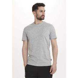 CRUZ Herren T-Shirt "Highmore", grau, Gr. XXL, unifarben, 100% Baumwolle, Shirts, aus reiner Baumwolle