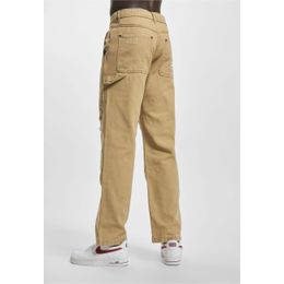 Karl Kani Herren Cargohose "Karl Kani KK OG Paintsplatter Cargo Pants", beige, Gr. L, 100% Baumwolle, Hosen