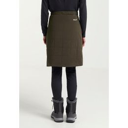 Jack Wolfskin Damen Wickelrock "WINTERDUNE SKIRT W"obsidianmoss, Gr. XL, Obermaterial: 87% Polyamid 13% sonstige Fasern. F&uuml;llung: 100% Polyester.
