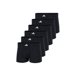 Herren Boxershorts "Boxershort Active Micro Tech Trunks 6P 6er Pack", adidas originals, Gr. M, schwarz, Obermaterial: 93% Polyester PES. 7% Elasthan