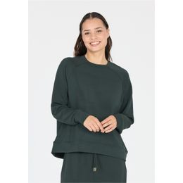 ENDURANCE ATHLECIA ATHLECIA Damen Sweatshirt "Jacey", gr&uuml;n, Gr. 46, unifarben, 51% Polyester, 44% Modal, 5% Elasthan, Sweatshirts, aus extra weichem Material