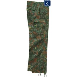 Brandit Herren Cargohose "Brandit Herren US Ranger Cargo Pants"flecktarn, Gr. S, 65% Polyester, 35% Baumwolle, Hosen