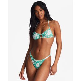 Billabong Damen Bandeau-Bikini-Top "Field Day Ring", gr&uuml;n, Gr. XS, Obermaterial: 78% Nylon, 22% Elasthan;, Bikini-Oberteile