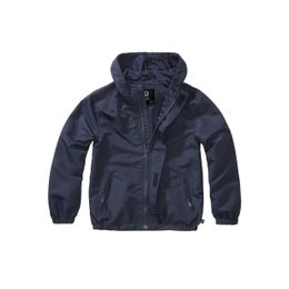 Brandit Kinder Allwetterjacke "Brandit Herren Kids Summer Windbreaker Frontzip"navy, Gr. 134, unifarben, 100% Polyester, Jacken