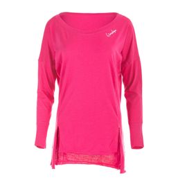 WINSHAPE Damen Langarmshirt "MCS003", pink, Gr. XL, 50% Modal, 50% Baumwolle, Shirts, mit verl&auml;ngertem R&uuml;ckenteil