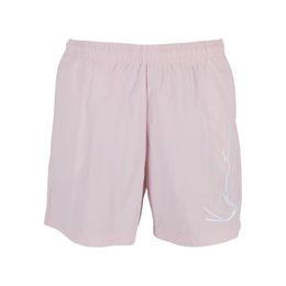 Badeshorts Karl Kani "Karl Kani Signature Swim Shorts", Herren, Gr. XL, US-Gr&ouml;&szlig;en, light rose, 100% Polyester, Badehosen Badeshorts