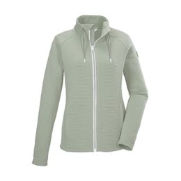Killtec Damen Strickjacke "KOS 24 WMN FLX JCKT", grau, Gr. 46, Oberstoff: 100% Polyester, Strickjacken, Damenjacke mit Comfort-Stretch und