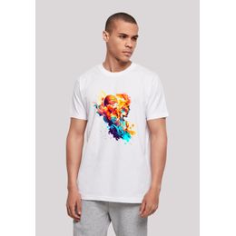 F4NT4STIC Herren T-Shirt "Basketball Sport Player UNISEX", wei&szlig;, Gr. 5XL, Obermaterial: 100% Baumwolle, Shirts, Print