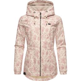Ragwear Damen Outdoorjacke "Dankka Spring", rosa, Gr. XXXL, Au&szlig;enmaterial: 100% Polyester; Innenfutter: 100% Polyester, Jacken, Wasserdichte Damen