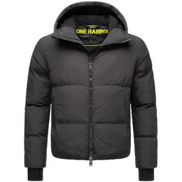 STONE HARBOUR Herren Steppjacke "Tayroos XX", schwarz, Gr. M, Obermaterial: 100% Nylon. Futter: 100% Polyester. Wattierung: 100% Polyester.