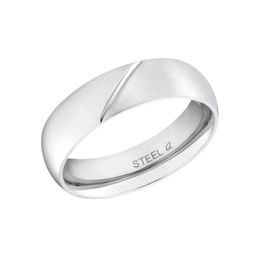 Amor Damen Fingerring "Klassisch", 62, Edelstahl, silber, Edelstahl, Fingerringe, Made in Germany