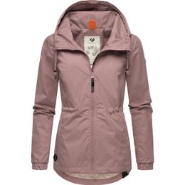 Ragwear Damen Outdoorjacke "Danka", lila, Gr. XXXL, Au&szlig;enmaterial: 100% Polyester; Innenfutter: 100% Polyester, Jacken, Wasserdichte &Uuml;bergangsjacke