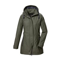 G.I.G.A. by Killtec Damen Softshellparka "GW 22 WMN SFTSHLL PRK", gr&uuml;n, Gr. 36, G.I.G.A. DX BY KILLTEC, Oberstoff: Oberseite: 100% Polyester, R&uuml;ckseite: 100% Polyester,