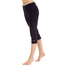 WINSHAPE Damen Leggings "3/4-Slim Tights WTL2", blau, Gr. XL, 90% Baumwolle, 10% Elasthan, Hosen, figurbetont