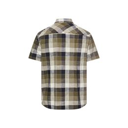 Camel Active Herren Karohemd, gr&uuml;n, Gr. XXL, kariert, Web, Obermaterial: 100% Baumwolle, Hemden, Kurzarm, mit Button-Down-Kragen