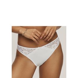 Damen Slip, NUANCE BY LASCANA, Gr. 52, wei&szlig;, Microtouch, Obermaterial: 85% Polyamid, 15% Elasthan, Unterhosen, aus weichem Microtouch-Material mit