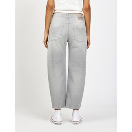 Gang Damen 5-Pocket-Jeans "94IDA", grau, Gr. 32, Denim/Jeans, Obermaterial: 98% Baumwolle, 2% Elasthan, Jeans, cropped