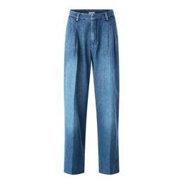 Rich & Royal Rich & Royal Pleated Jeans female Blue size 34