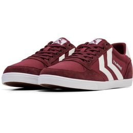 Hummel Damen Sneaker "SLIMMER STADIL LOW", Gr. 41, rot, Leder, Textil, Schuhe