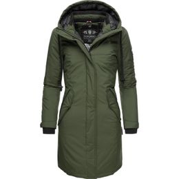 Navahoo Damen Wintermantel "Letiziaa", gr&uuml;n, Gr. XS, Oberstoff: 100% Polyester. Futter: 100% Polyester. Wattierung: 100% Polyester. &Auml;rmelfutter: 100%