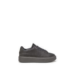 Marc O'Polo MARC O'POLO Damen Sneaker "aus hochwertigem Nubuk-Rindleder", Gr. 40broken graphite, Obermaterial: 100% Leder, unifarben, Schuhe