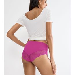 Slip Triumph "Pretty Micro Maxi", Damen, Gr. XL, plum fusion, Microfaser, Obermaterial: 61% Polyamid, 39% Elasthan, unifarben, k&ouml;rpernah, Unterhosen Slip, nahtlos