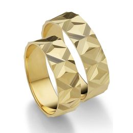 Firetti Damen Trauring "Schmuck Geschenk Gold 375 Hochzeit Ehering "LIEBE"", 60, Gelbgold 375, 3,5mm, gold, Gelbgold 375, Fingerringe, Made in Germany