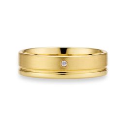 Phoenix PH&Ouml;NIX Damen Trauring "Schmuck Partnerring Ehering Verlobungsring Freundschaftsring", 53, 0,01 SI = kleine Einschl&uuml;sse mit Brillant, Silber 925