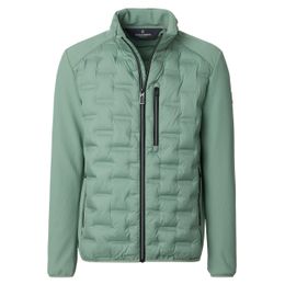 Casamoda Herren Langjacke "Casamoda Materialmixjacke uni", gr&uuml;n, Gr. M, 100% Polyester, Jacken