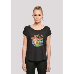 F4NT4STIC Damen T-Shirt "Disney Muppets Kreis", schwarz, Gr. XS, Obermaterial: 100% Baumwolle, Shirts, Print