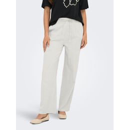 Only Damen Schlupfhose "ONLTIZANA COTTON LOOSE PANTS WVN NOOS", wei&szlig;, Gr. S, unifarben, Web, Obermaterial: 100% Baumwolle, Hosen