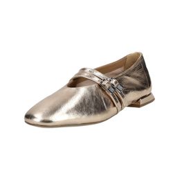 H&ouml;gl H&Ouml;GL Damen Ballerina "H&ouml;gl Ballerinas Leder", Gr. 40, gold, Leder, Schuhe