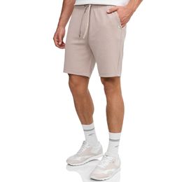INDICODE Herren Shorts "INCowell Shorts Plain"simply taupe, Gr. XXL, unifarben, Web, Obermaterial: 62% Polyester, 33% Viskose, 5% Elasthan, Hosen