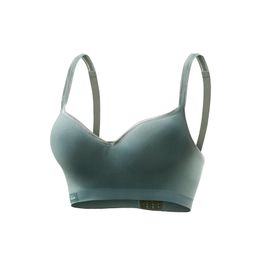 active by Lascana LASCANA ACTIVE Damen Sport-Push-up-BH, Gr. 70, gr&uuml;n, Microtouch, Obermaterial: 85% Polyamid, 15% Elasthan, BHs, mit B&uuml;gel mit eingearbeiteten Kissen