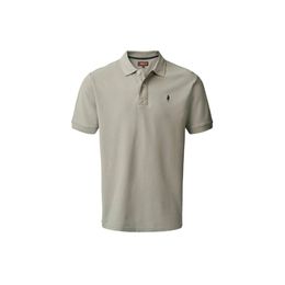 MCS Herren Kurzarmhemd "MCS Polo shirt MCHurst", beige, Gr. M, Obermaterial: 100% Baumwolle, Hemden