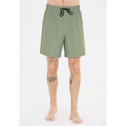 CRUZ Herren Badeshorts "Baumville", gr&uuml;n, Gr. XL, unifarben, Elasthan, Polyester, Badehosen, mit bequemer Passform