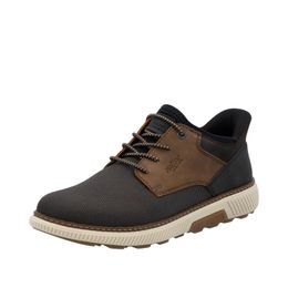 Rieker Herren Slip-On Sneaker "Ready2GO", Gr. 46, braun, Lederimitat, Textil, Schuhe, Schlupfschuh, Halbschuh, Freizeitschuh mit Gummizug