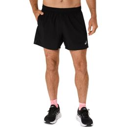 asics Herren Laufshorts "asics CORE 5IN SHORT", schwarz, Gr. XXL, Obermaterial: 90% Polyester, 10% Elasthan, Hosen