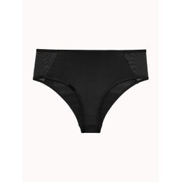 Passionata Damen Slip "BIANCA", Gr. 42, schwarz, Mikrofaser;Satin, Obermaterial: 79% Polyamid, 21% Elasthan, Unterhosen, leichte Satin-Mikrofaser,