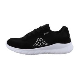 Kappa Herren Sneaker "Laurus", Gr. 43, schwarz-wei&szlig;, Synthetik, Schuhe